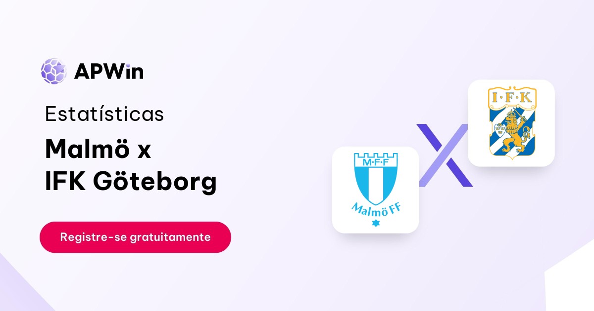 Malmö FF x IFK Göteborg: Estatísticas - 01/09/2023 | APWin Malmö FF x IFK Göteborg: Estatísticas - 01/09/2023 | APWin