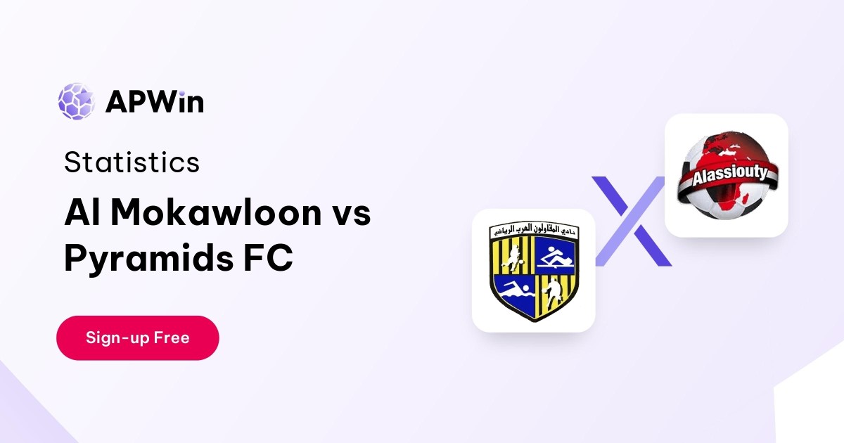 Al Mokawloon vs Pyramids FC Stats | 20/11/2023 | APWin Al Mokawloon vs Pyramids FC Stats | 20/11/2023 | APWin