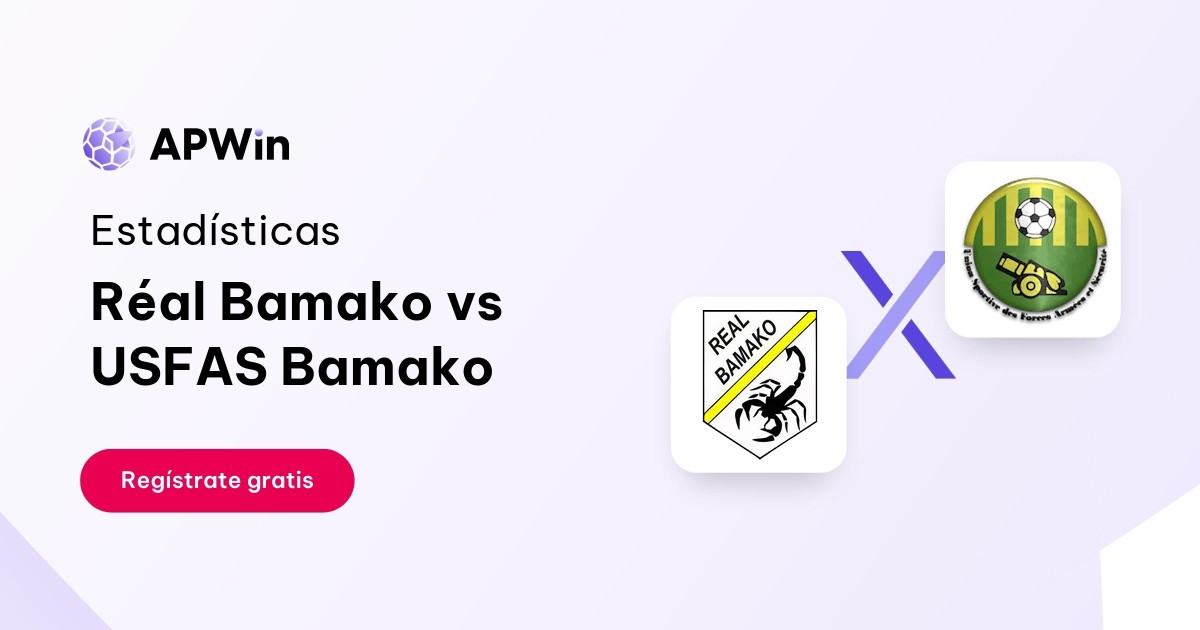 Tablas de Clasificación Réal Bamako vs USFAS Bamako Tablas de Clasificación Réal Bamako vs USFAS Bamako