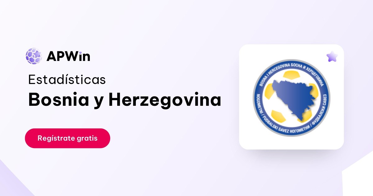 Bosnia Y Herzegovina Partidos Resultados Y Estadísticas